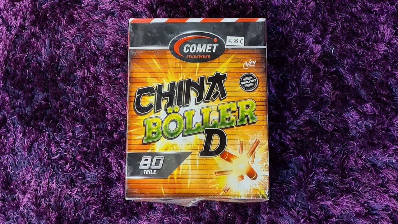 Comet China Böller D von 2018 - YouTube