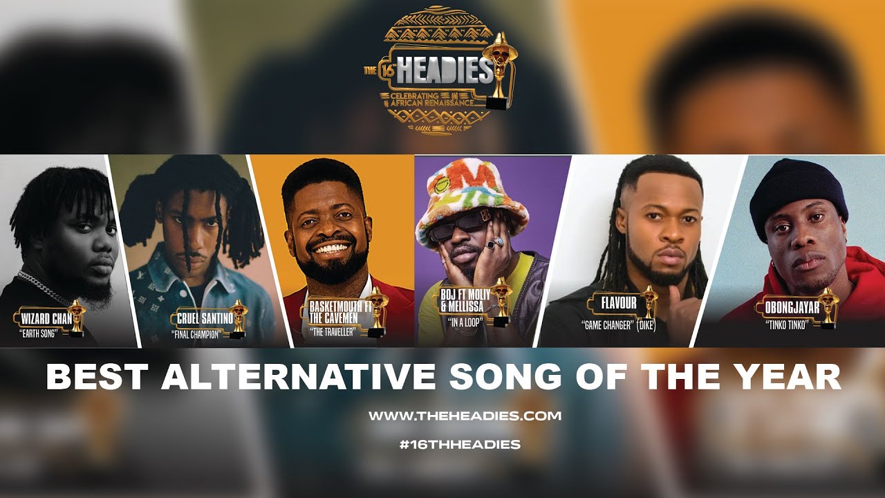 BEST ALTERNATIVE SONG NOMINEES | 16TH HEADIES AWARDS - YouTube