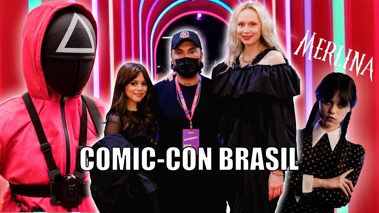 FUIMOS A LA COMICCON DE BRASIL Y CONOCIMOS A JENNA ORTEGA | Camilo ...