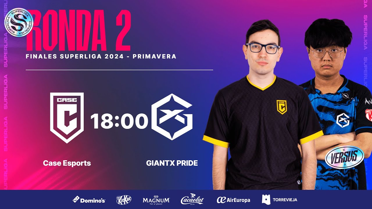 CASE ESPORTS VS GIANTX PRIDE - RONDA 2 - SUPERLIGA - PRIMAVERA 2024 ...