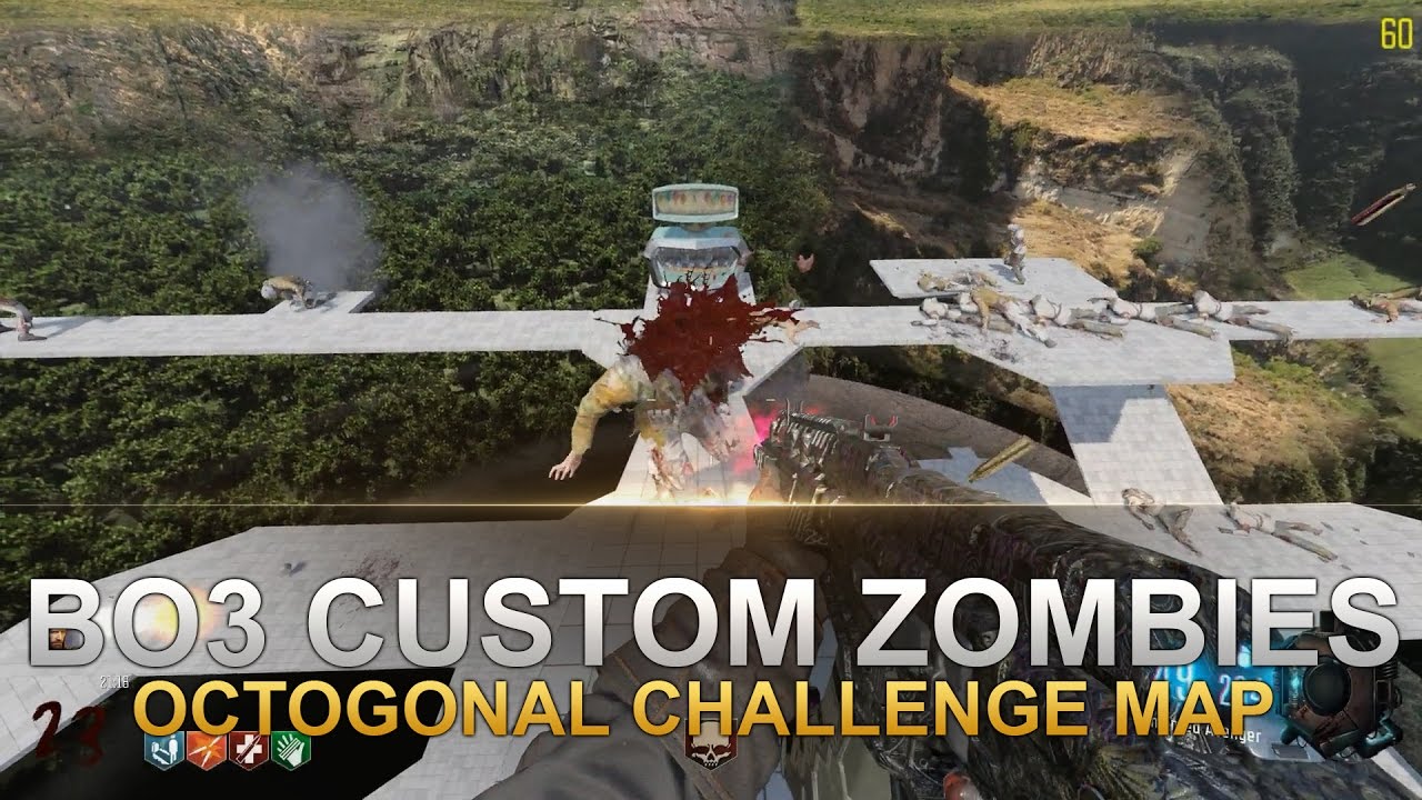 Black Ops 3 OCTOGONAL CHALLENGE MAP! Custom Zombies - YouTube