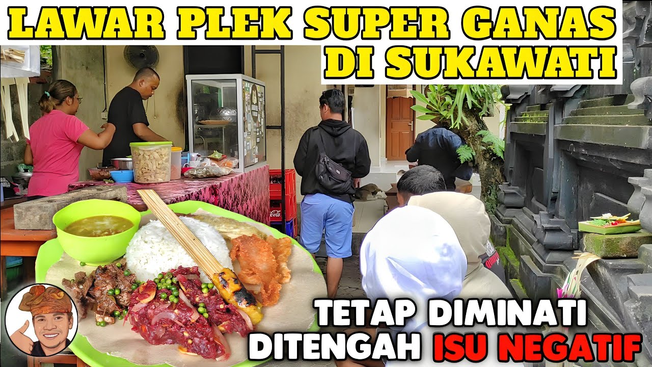 HIDDEN GEMS‼️ PALING DI CARI - LAWAR BABI PLEK SUPER GANAS "WARUNG PAN ...