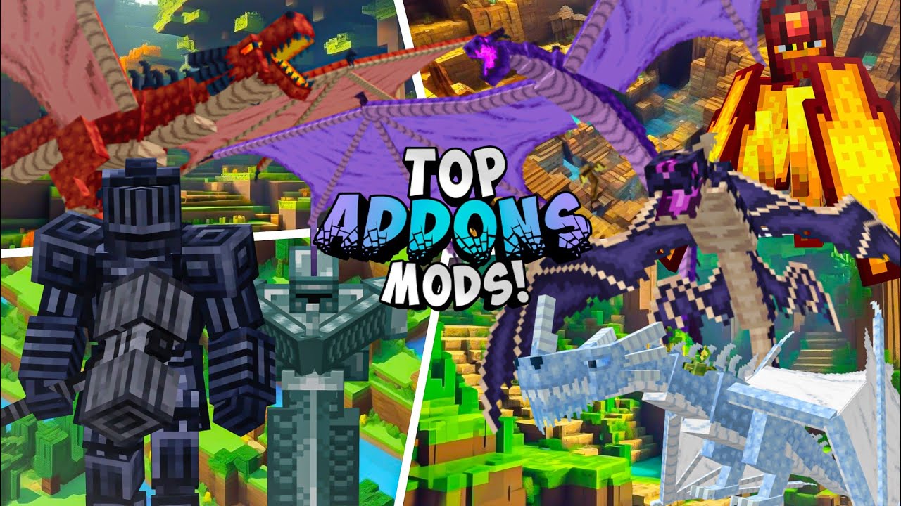 🙀el mejor ADDON/MOD de creaturas MITOLOGICAS y BOSSES survival para ...