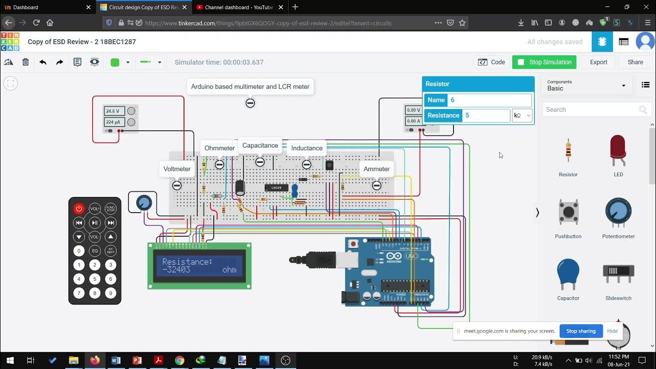 ARDUINO BASED MULTIMETER (Short): Full version in description (https ...