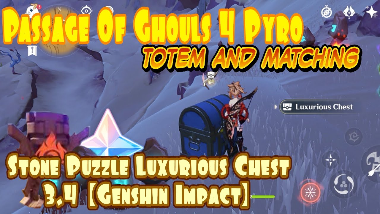 Cara Menyelesaikan Puzzle 4 Pyro Totem And Stone Puzzle di Passage Of ...