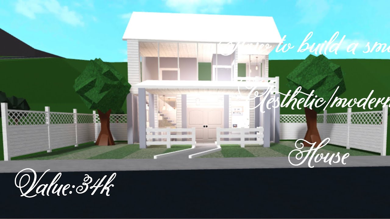 How to build an aesthetic/modern house value:33k part 1 - YouTube