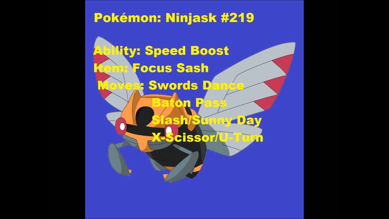 Pokemon Moveset Series #2 - Ninjask - YouTube