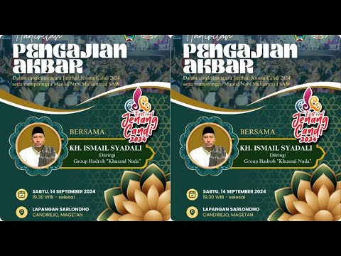 LIVE TOPIX STUDIO PENGAJIAN AKBAR BERSAMA KH. ISMAIL SAYDALI | BAJAY ...