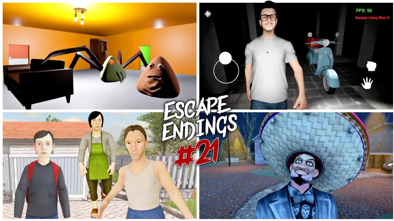 Escape Endings #21 SchoolBoy RunAway Stealth × Bou's Revenge × ...