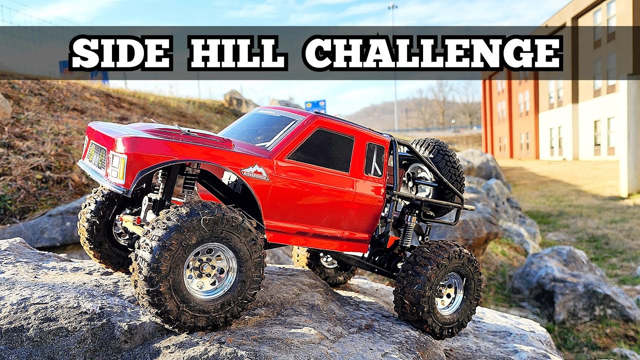 Redcat Danchee Ridge Runner Side Hill Challenge - YouTube