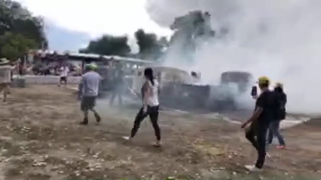 Rat Rod Burn Out, High Plains Riot Rat Rod Meet, Mitchell Nebraska ...