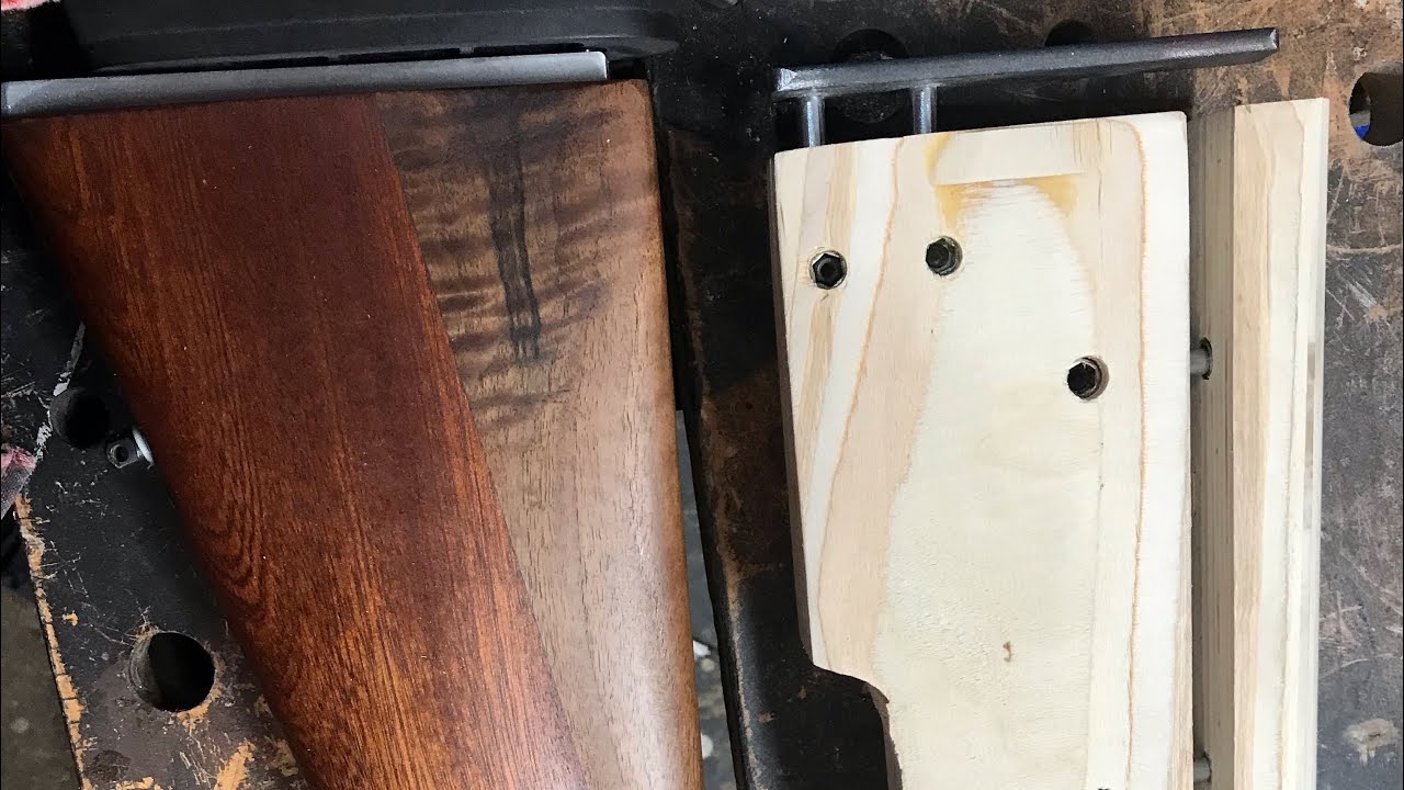 DIY laminate stock project for Brno model 4- part 3 - YouTube