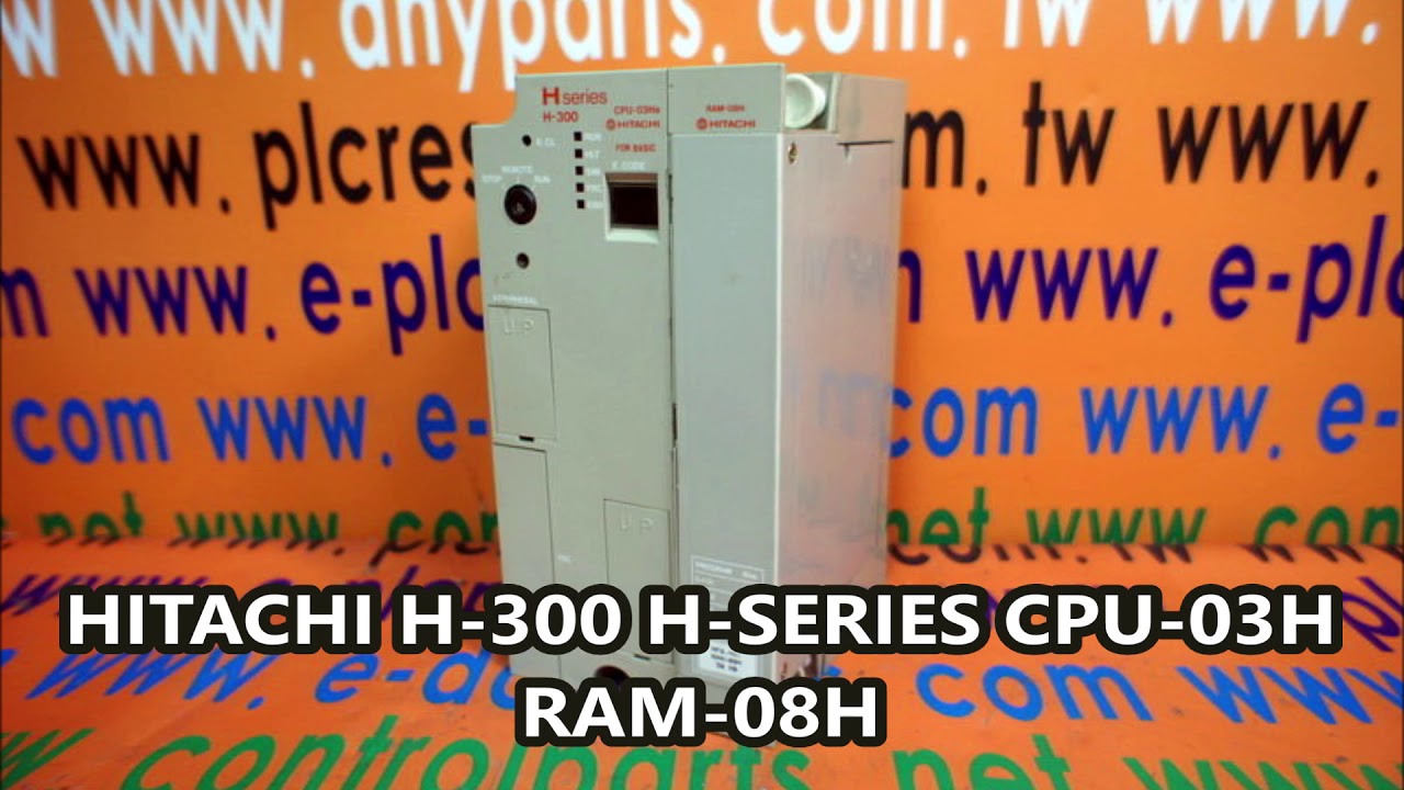 HITACHI - PLC DCS IPC USED mechanical工業廠房電子自動化控制 - YouTube