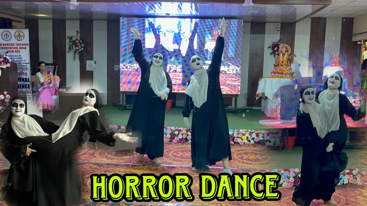 Horror nun comedy dance in college 😲👻 || The Nun Dance Fevicol se 😵 ...
