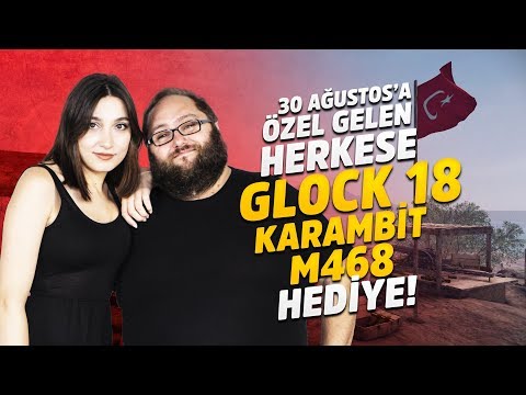 30 AĞUSTOS ÖZEL YAYINI! HERKESE M468, GLOCK 18 VE KARAMBİT!