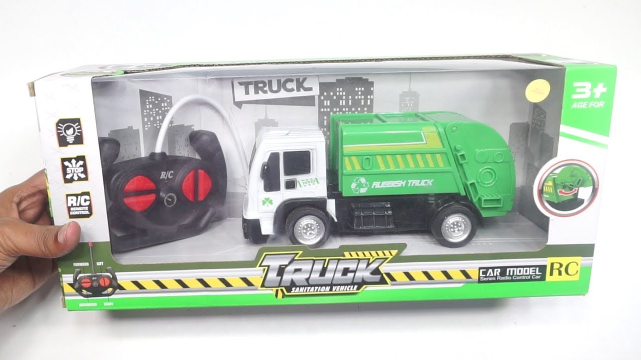 RC Garbage Dump Truck Vehicle - YouTube