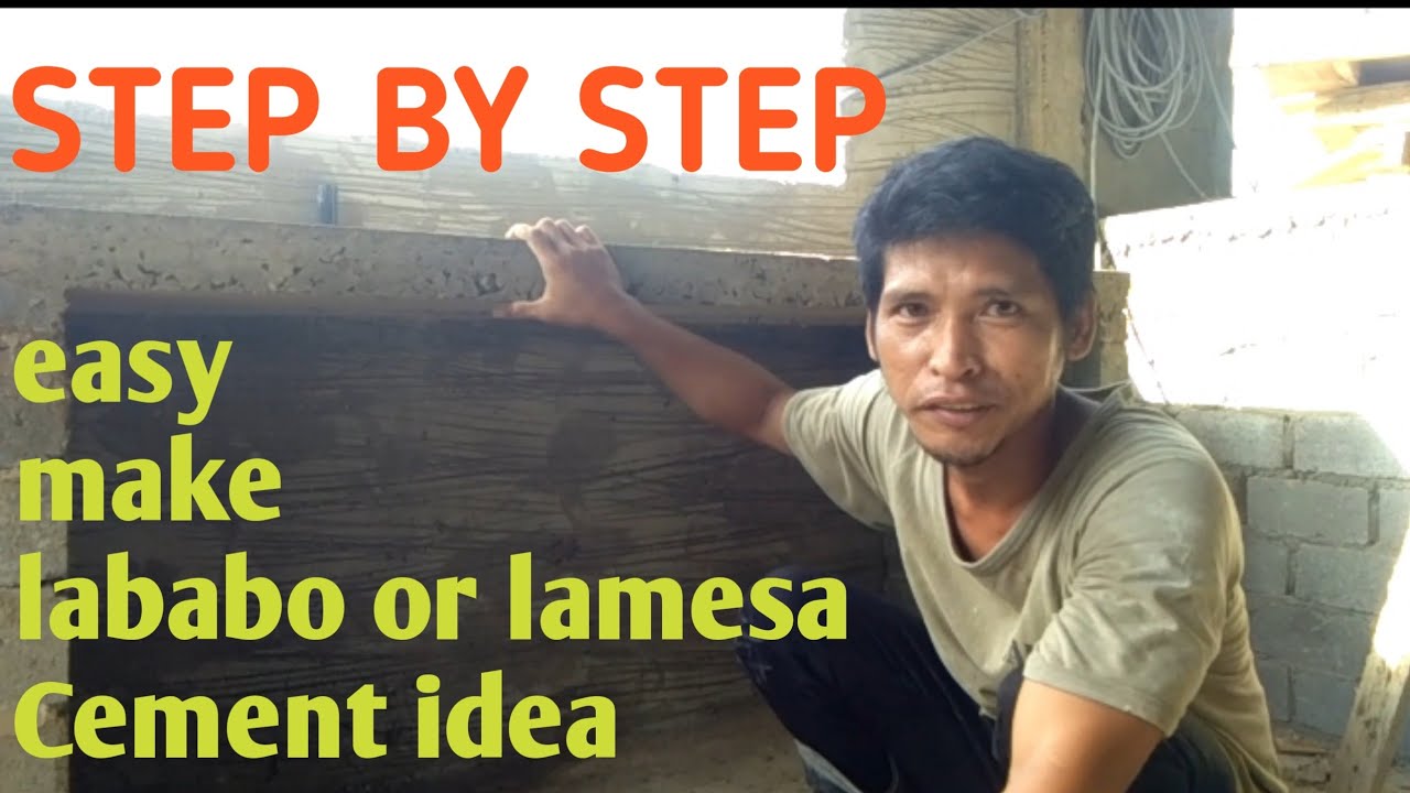 paano pag gawa ng lamesa or lababo gamit ng Cement | Cement idea - YouTube