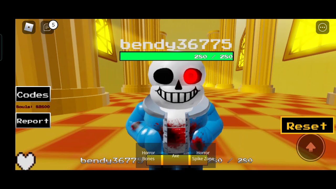 roblox:Ultimate sans battles มารีวิว sans ที่กูเล่นได้(พยายามเล่นให้ไม่ ...