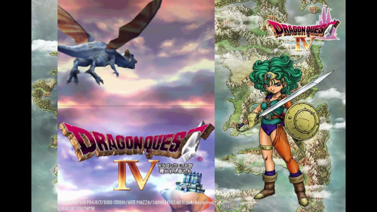 Dragon Quest IV Female Hero Playthrough #001, Title Screens - YouTube