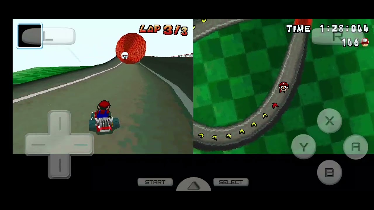 Mario Kart DS CTGP Gameplay - YouTube