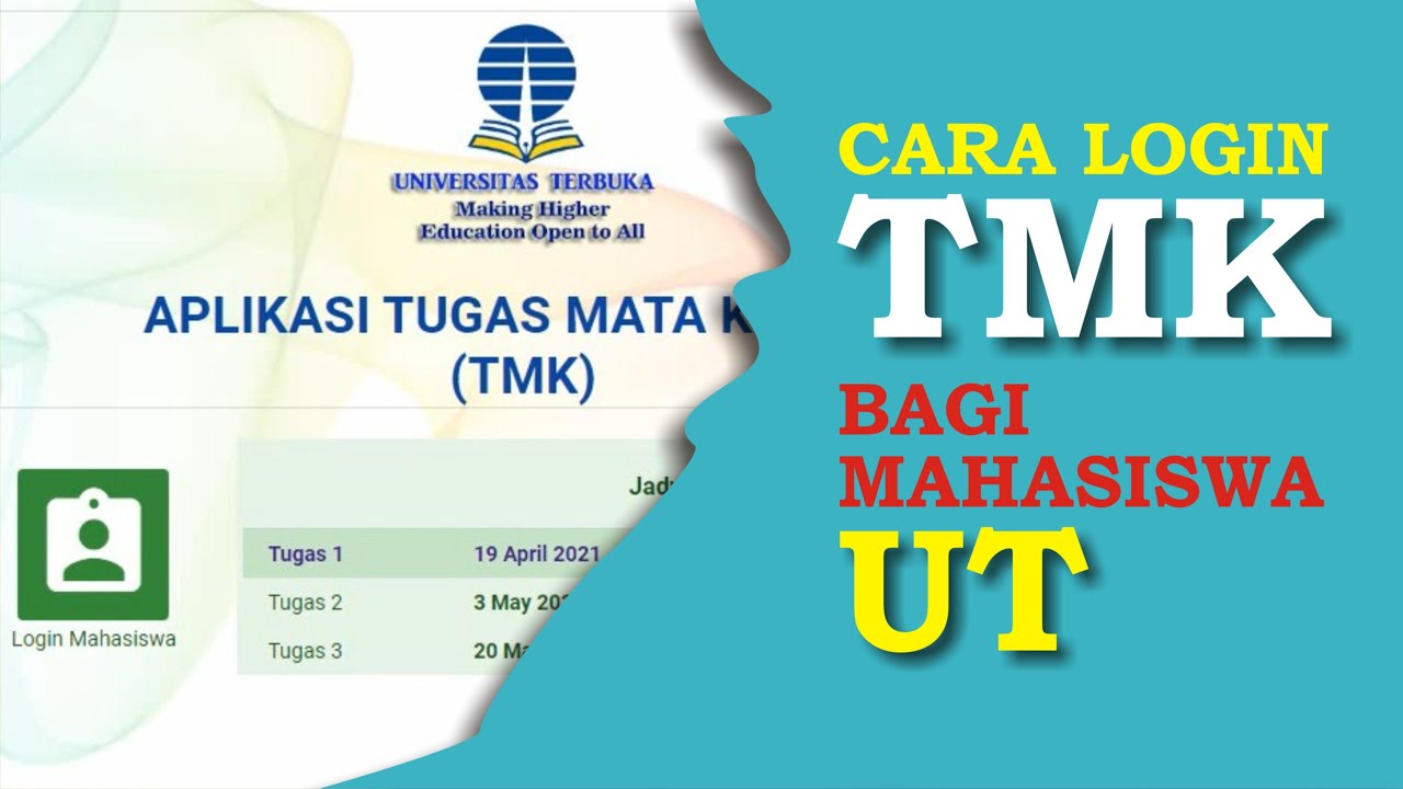 Cara Login TMK untuk Mahasiswa UT yang Tidak Mengikuti E-Learning - YouTube