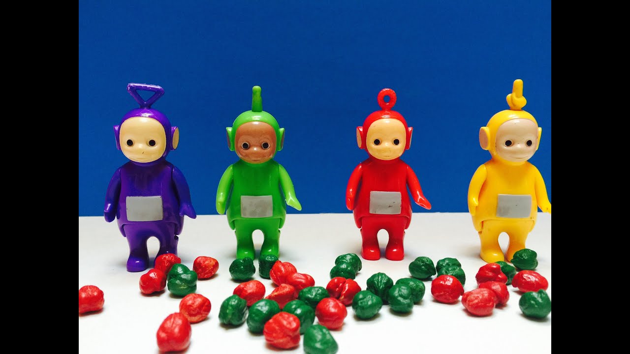 Teletubbies Toys Counting Apples - YouTube