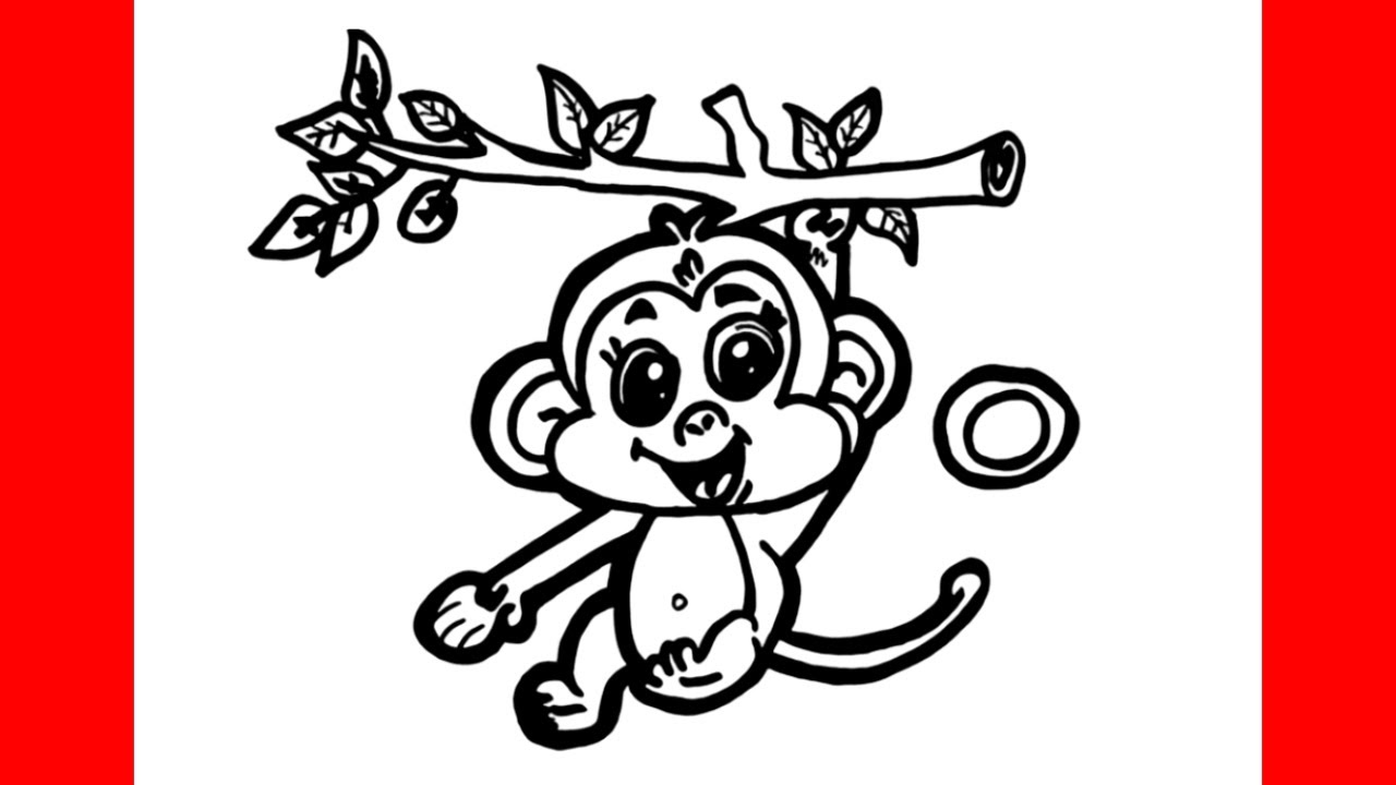 Coloring Monkey For Kids With This Step-by-step Tutorial! 🐵🎨 - YouTube