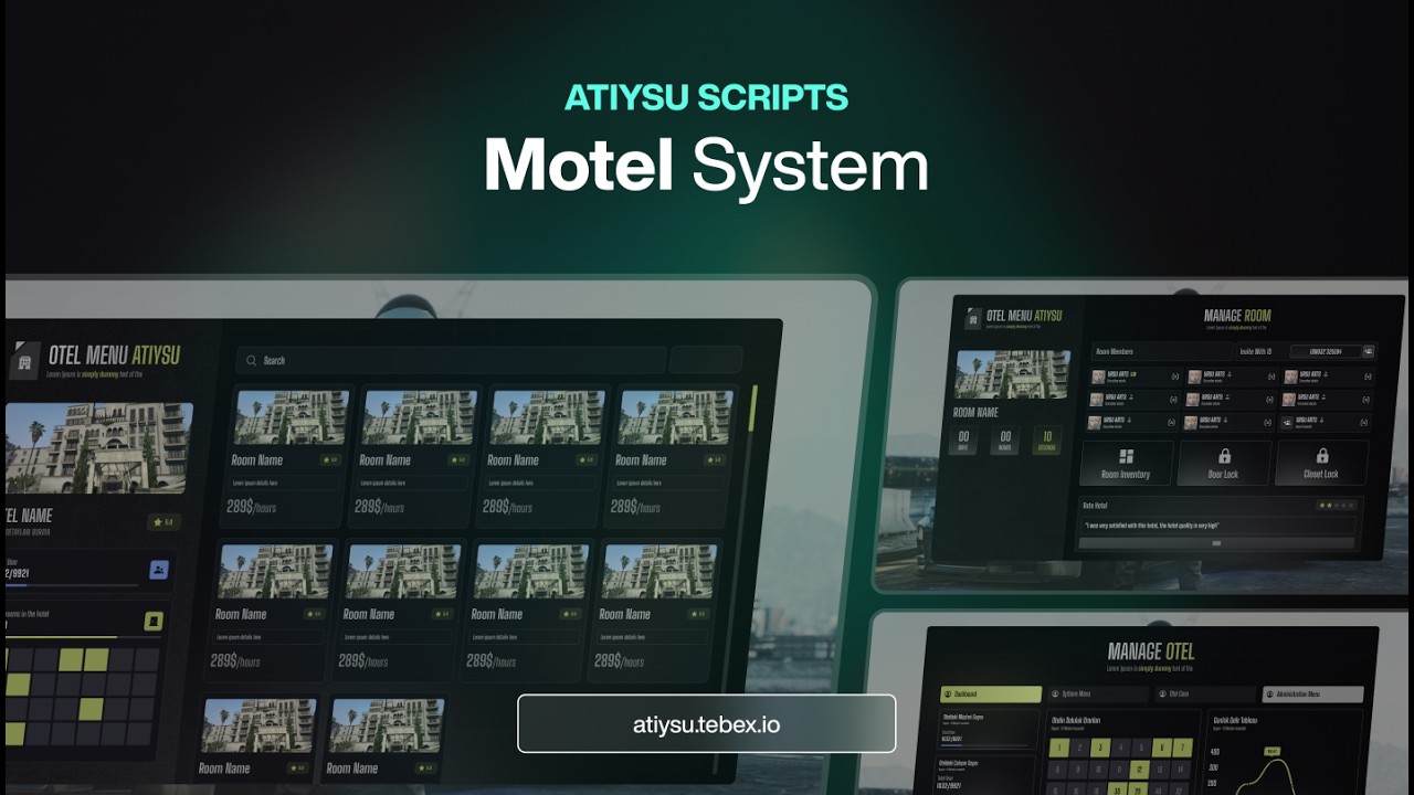 FiveM Motel System - Enhance Your Motel Experience | Aty Scripts - YouTube