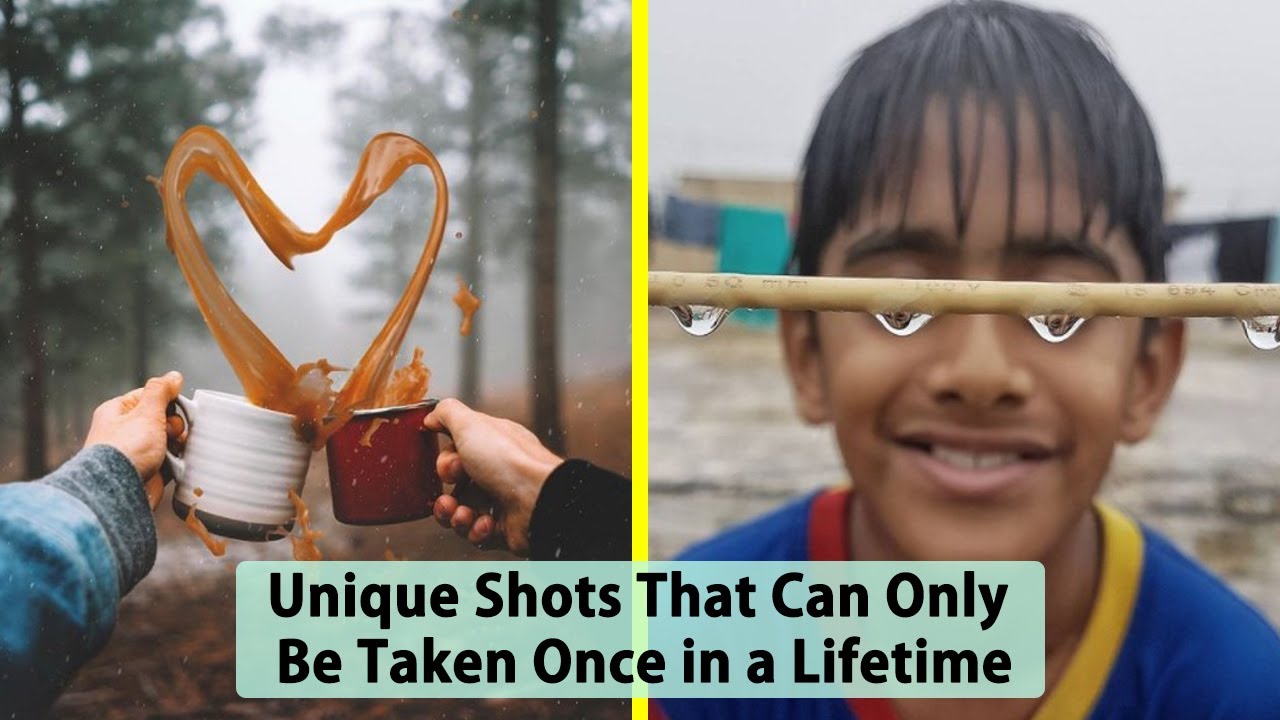 Unique Shots That Can Only Be Taken Once in a Lifetime - YouTube
