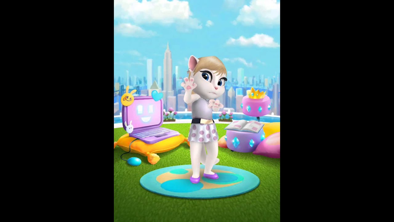 [My Talking Angela] Angry - YouTube