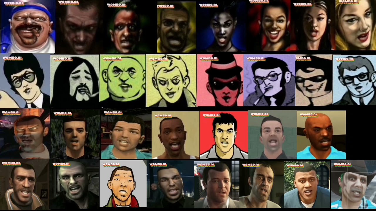 Every Gta Protagonists Singing Stay (DeepFake) - YouTube