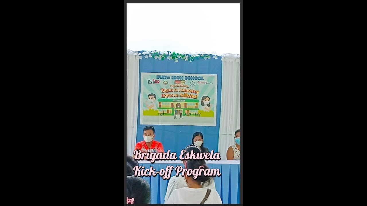 Brigada Eskwela Kick-Off Program - YouTube
