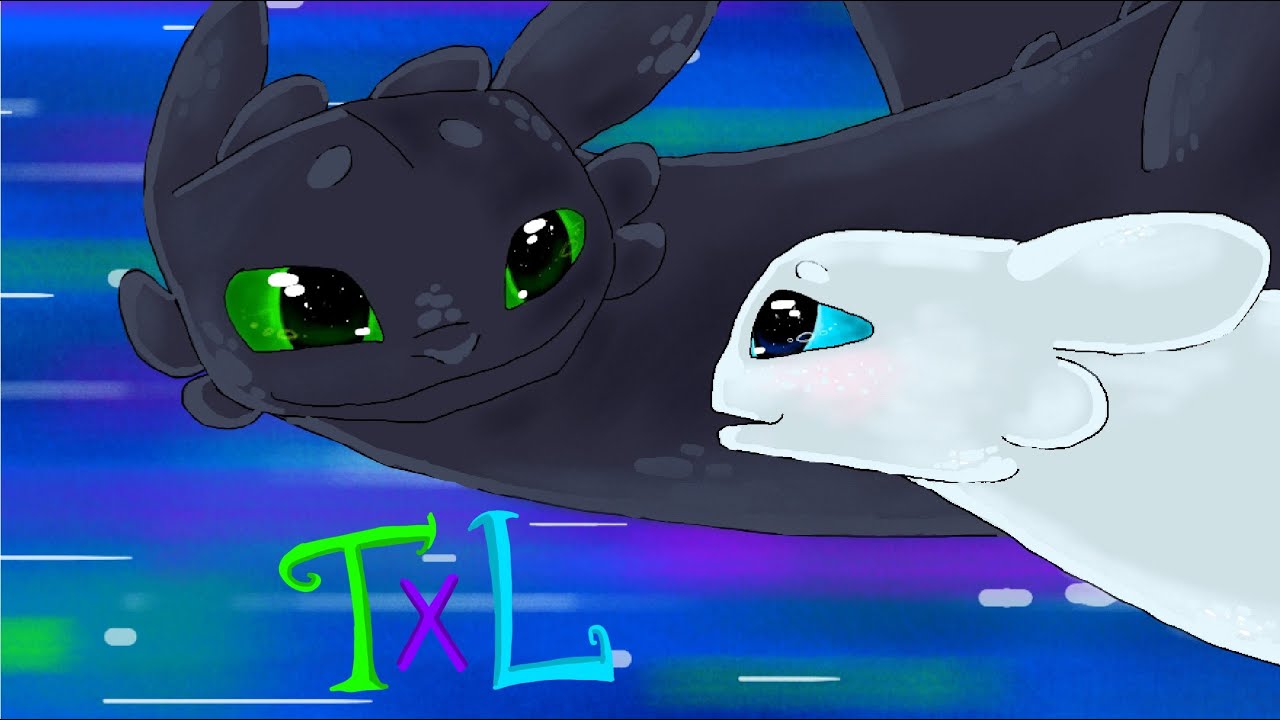 Toothless x Lightfury Part 1 ~ Love at first flight (Complete) - YouTube