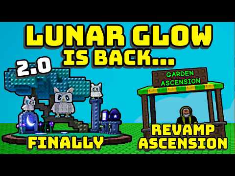 🌙 LUNAR GLOW 2.0 IS COMING!?! + REVAMPED GARDEN ASCENSION - NEW LEAKS IN GROW A GARDEN