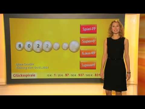 04.01.2014 - die Ziehung der Lottozahlen - Samstagslotto - A