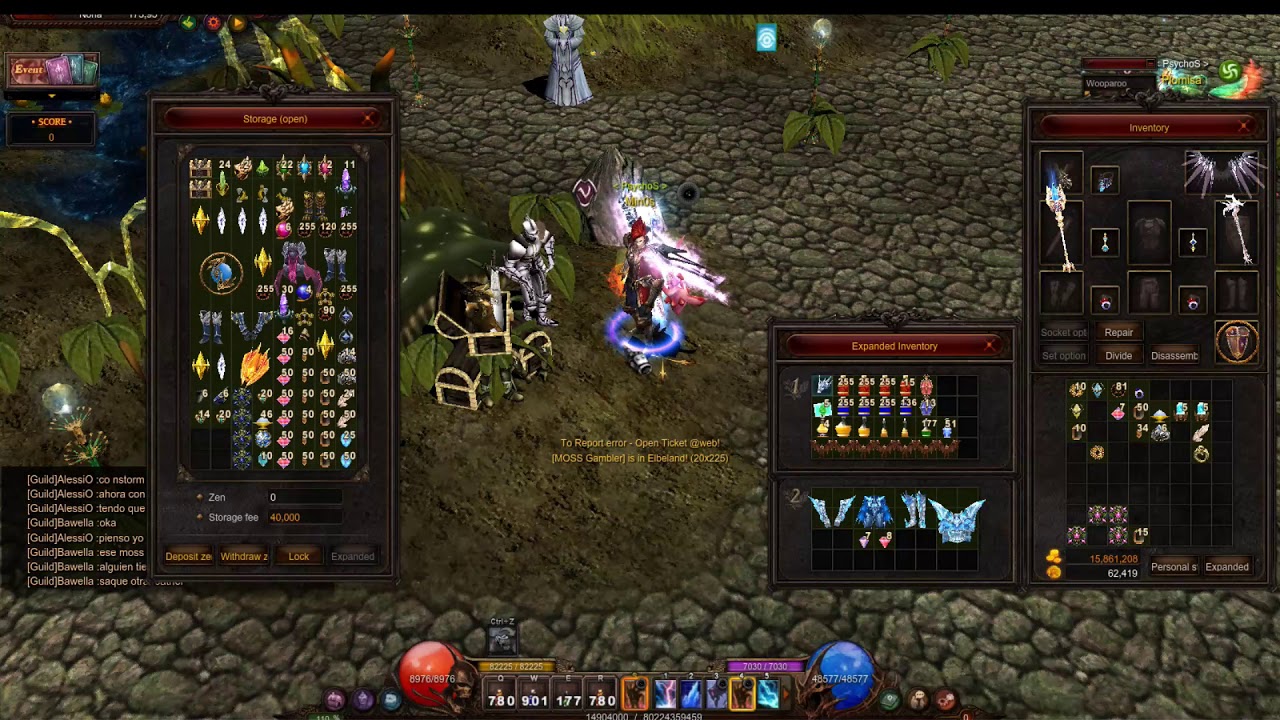 Mu Online Play UNBOXING Set Magic +15 [FROST BLUE EYE] - YouTube