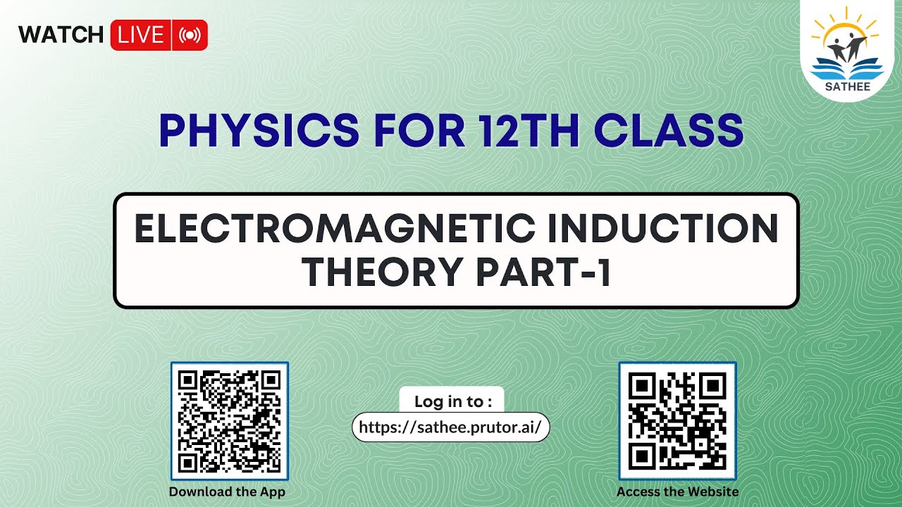 Physics Class 12th | Electromagnetic Induction Theory Part-1 - YouTube