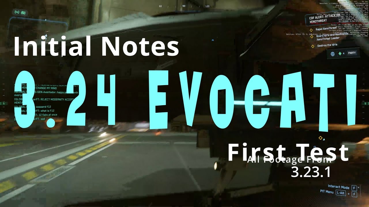 Test Notes from a Longtime Evocati on the first 3.24 Evo build. - YouTube