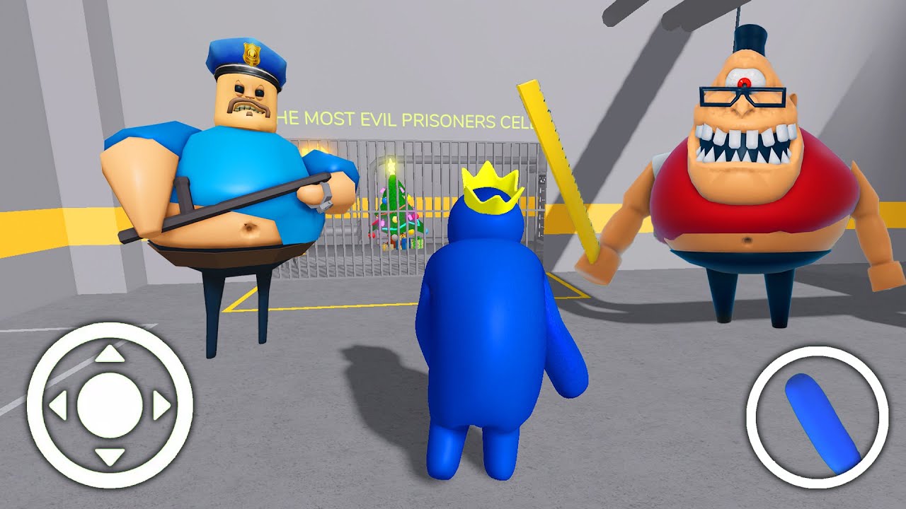 RAINBOW FRIENDS BLUE SPEED RUN: MR STINKY'S DETENTION, BARRY'S PRISON ...