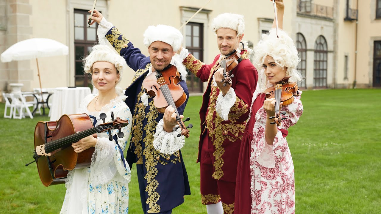 "Flowers" Miley Cyrus (string quartet cover) - High Tea at Oheka Castle ...