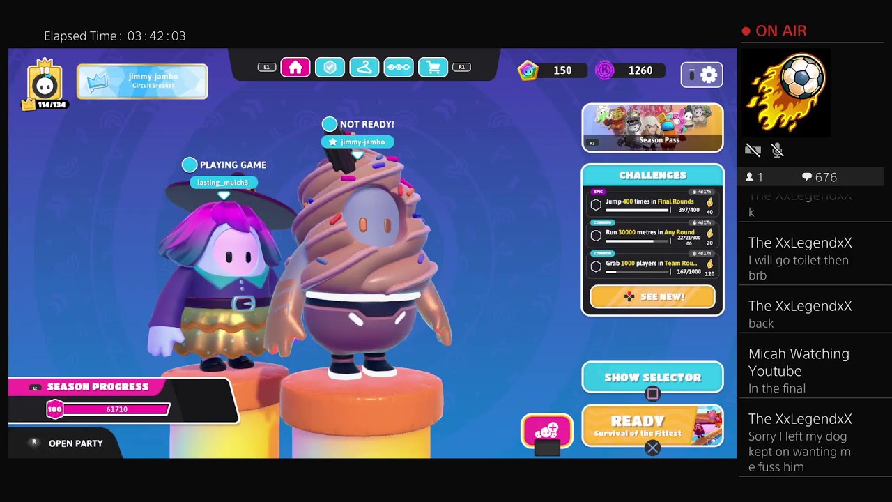 Getting The Beanbot Skin On Fall Guys! Live. - YouTube