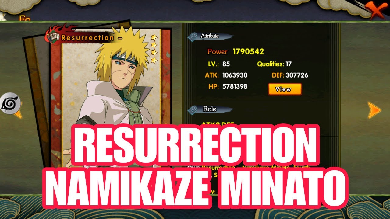 Ultimate Wars Awaken | RESURRECTION NAMIKAZE MINATO GAMEPLAY SHOWCASE ...
