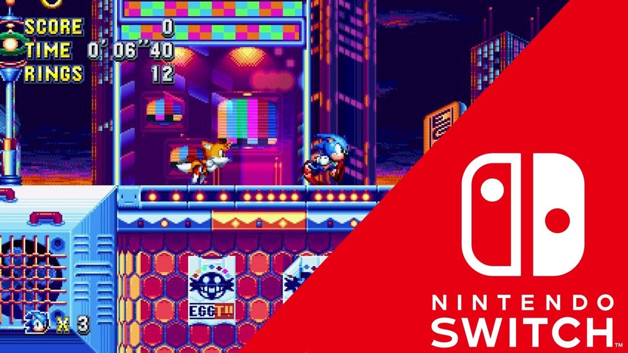 SONIC MANIA IS COMING TO NINTENDO SWITCH!!!! - Sonic Mania Switch ...