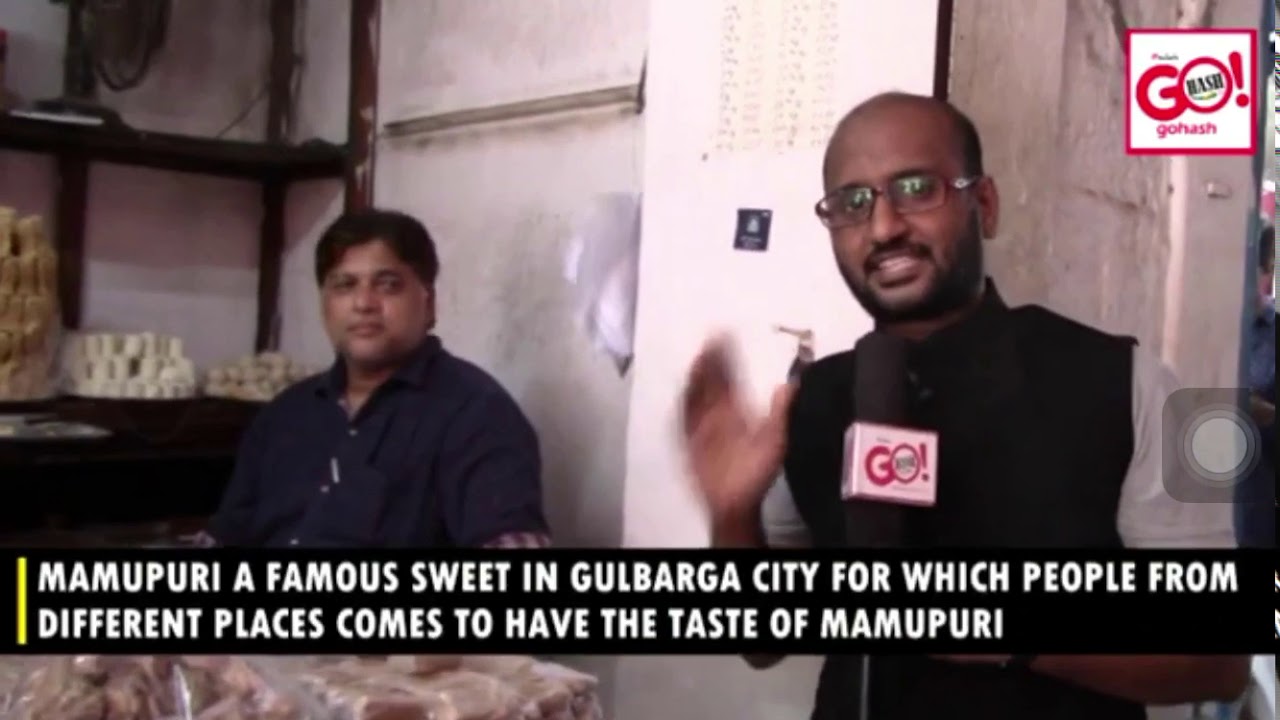 gulbarga special sweet mamu puri - YouTube