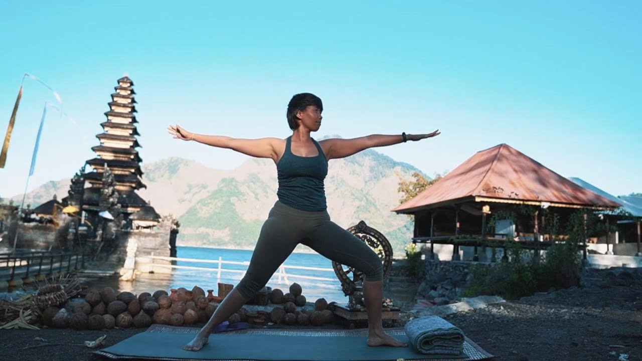 Preview of Gentle Flow Yoga at Lake Batur with Komang Desiani - YouTube