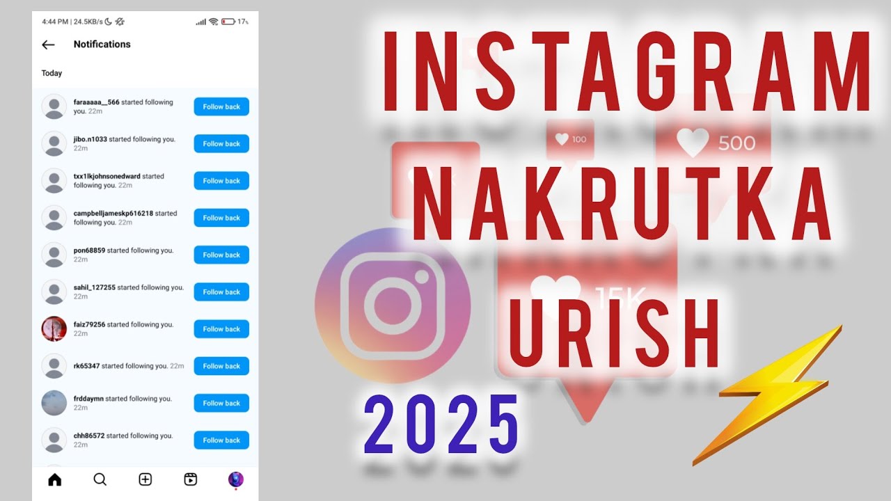 Tekinga instagramga nakrutka urish 2025🔥 | Instagramga nakrutka urish 2025 ⚡⚡ - YouTube