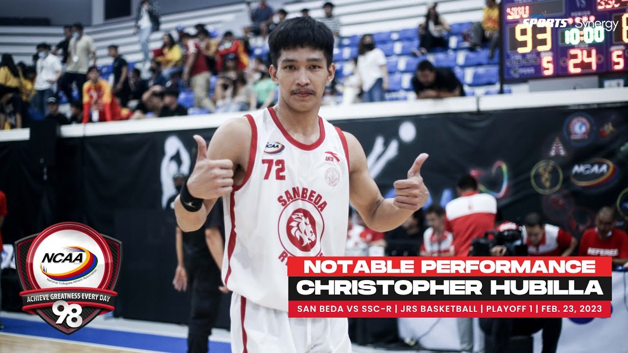 NCAA Season 98 JBB: Notable Performance - Chris Hubilla (San Beda vs ...
