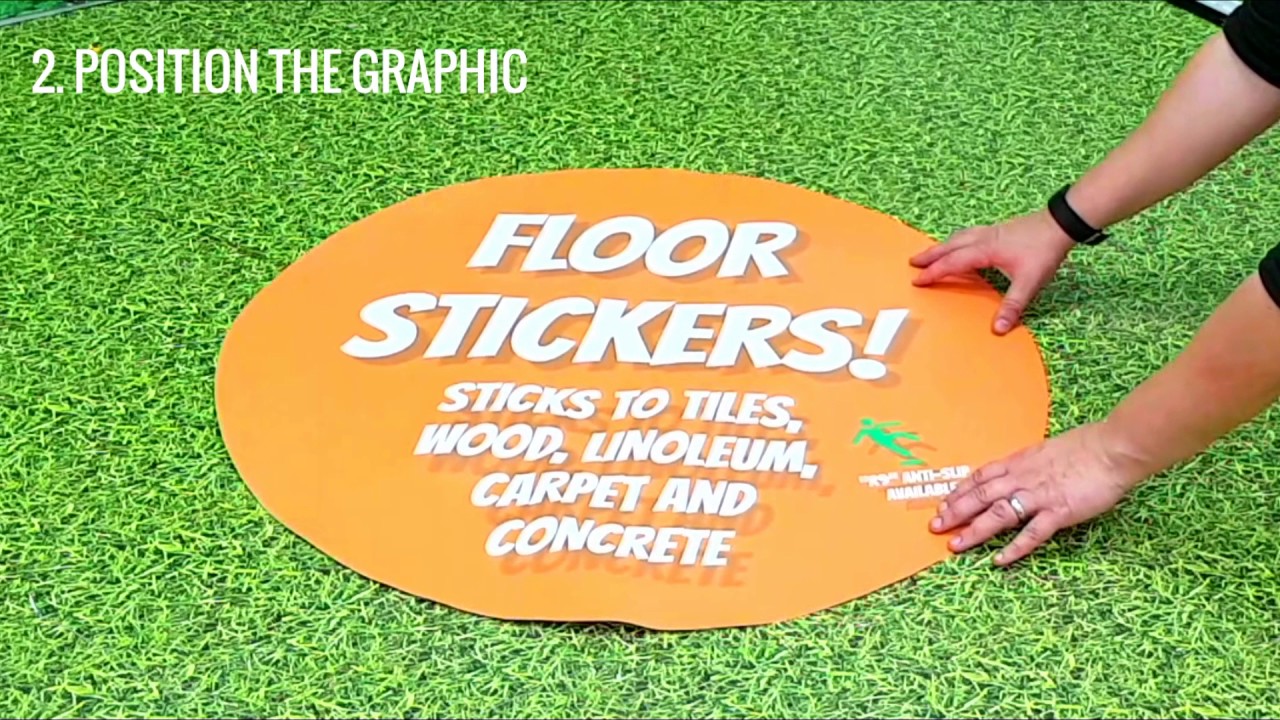 How To Fit Floor Graphics - YouTube
