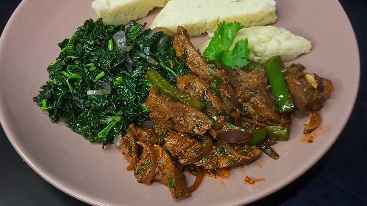 Liver recipe || Maini ya ngombe || How to cook liver || Beef liver ...