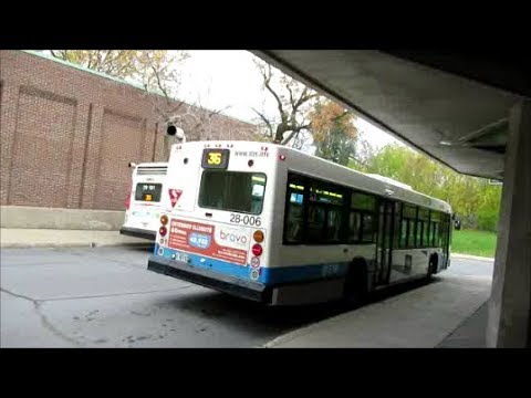 MONTREAL CITY BUS RIDE ON THE 36 MONK ROUTE - YouTube